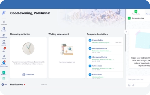 Sigma Academy — online courses on the educational platform